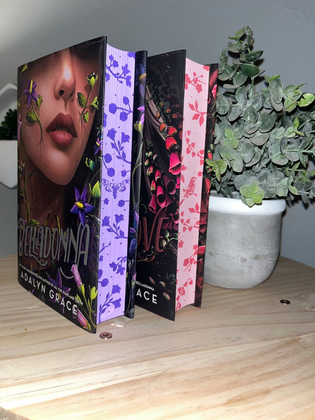 Belladonna Series Sprayed and Stenciled Edges - Etsy