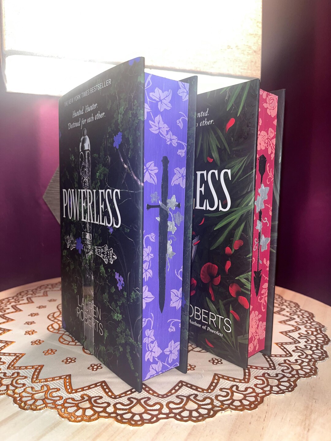 Powerless Sprayed and Stenciled Edges - Etsy