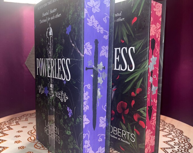 Powerless Sprayed and Stenciled Edges - Etsy