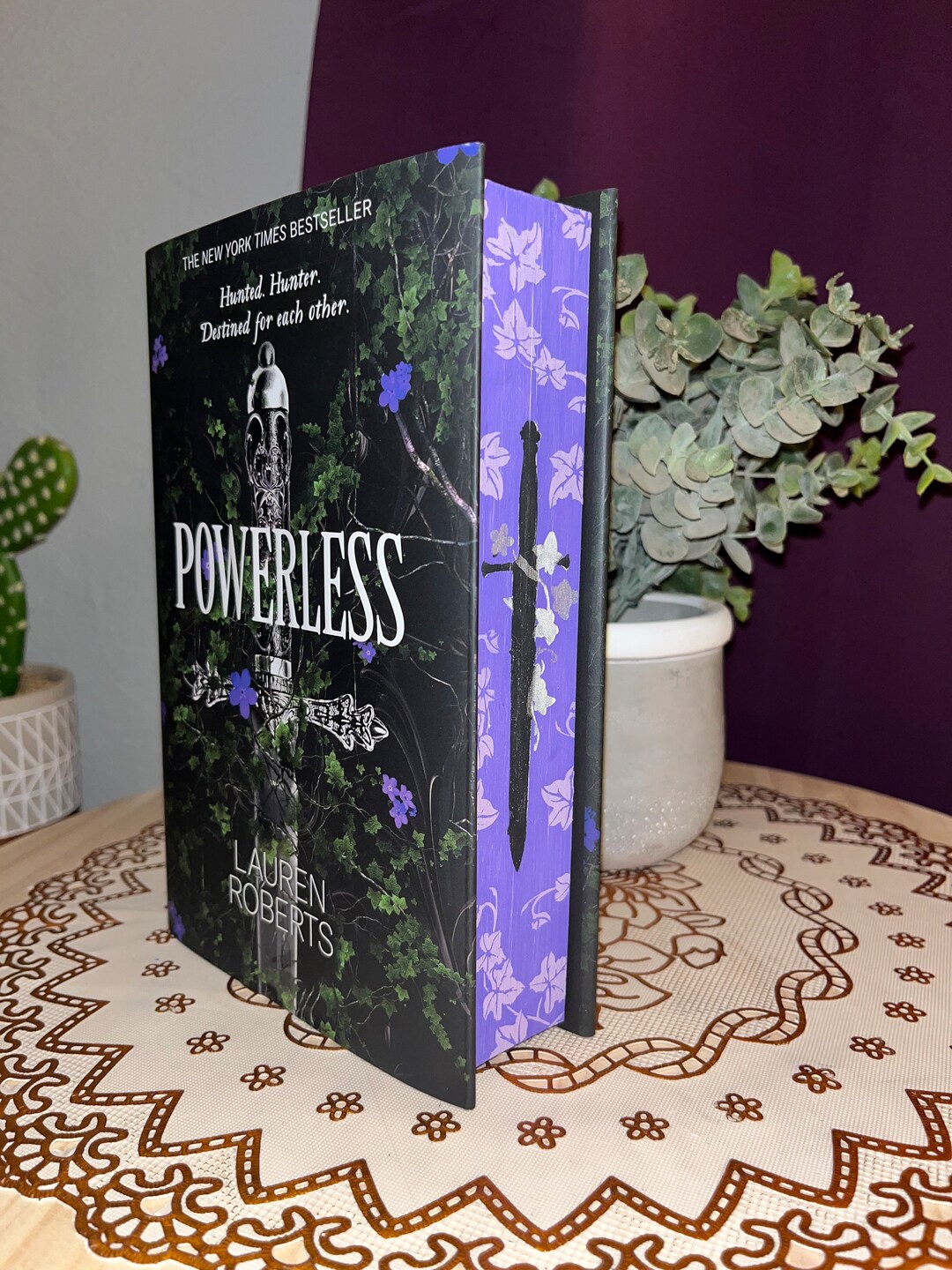 Powerless Sprayed and Stenciled Edges - Etsy