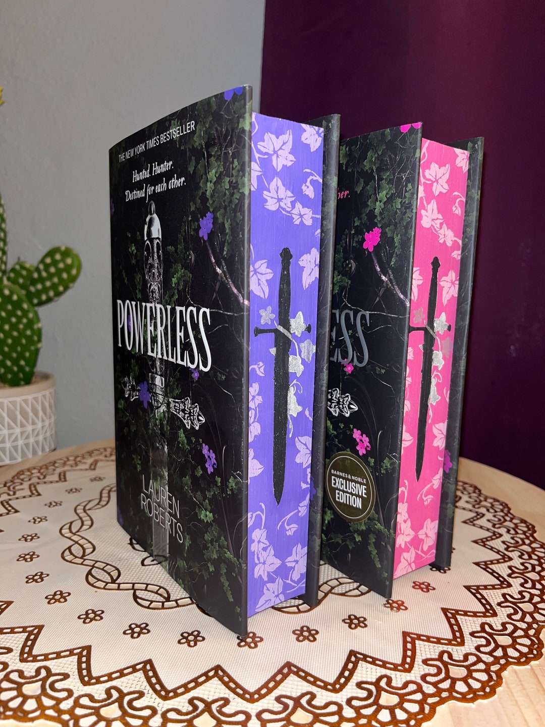 Powerless Sprayed and Stenciled Edges - Etsy