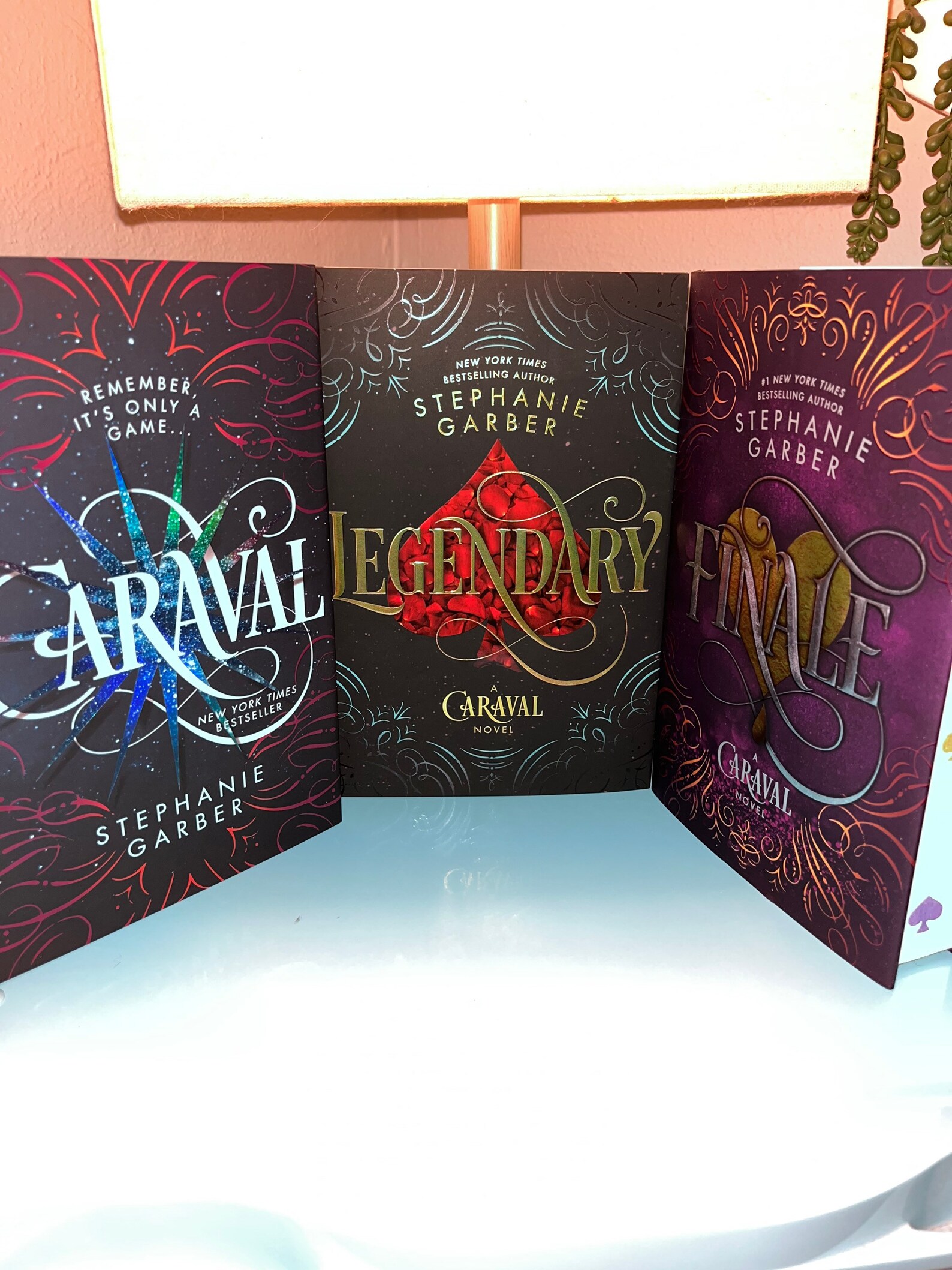 The Caraval Series With Sprayed and Stenciled Edges - Etsy