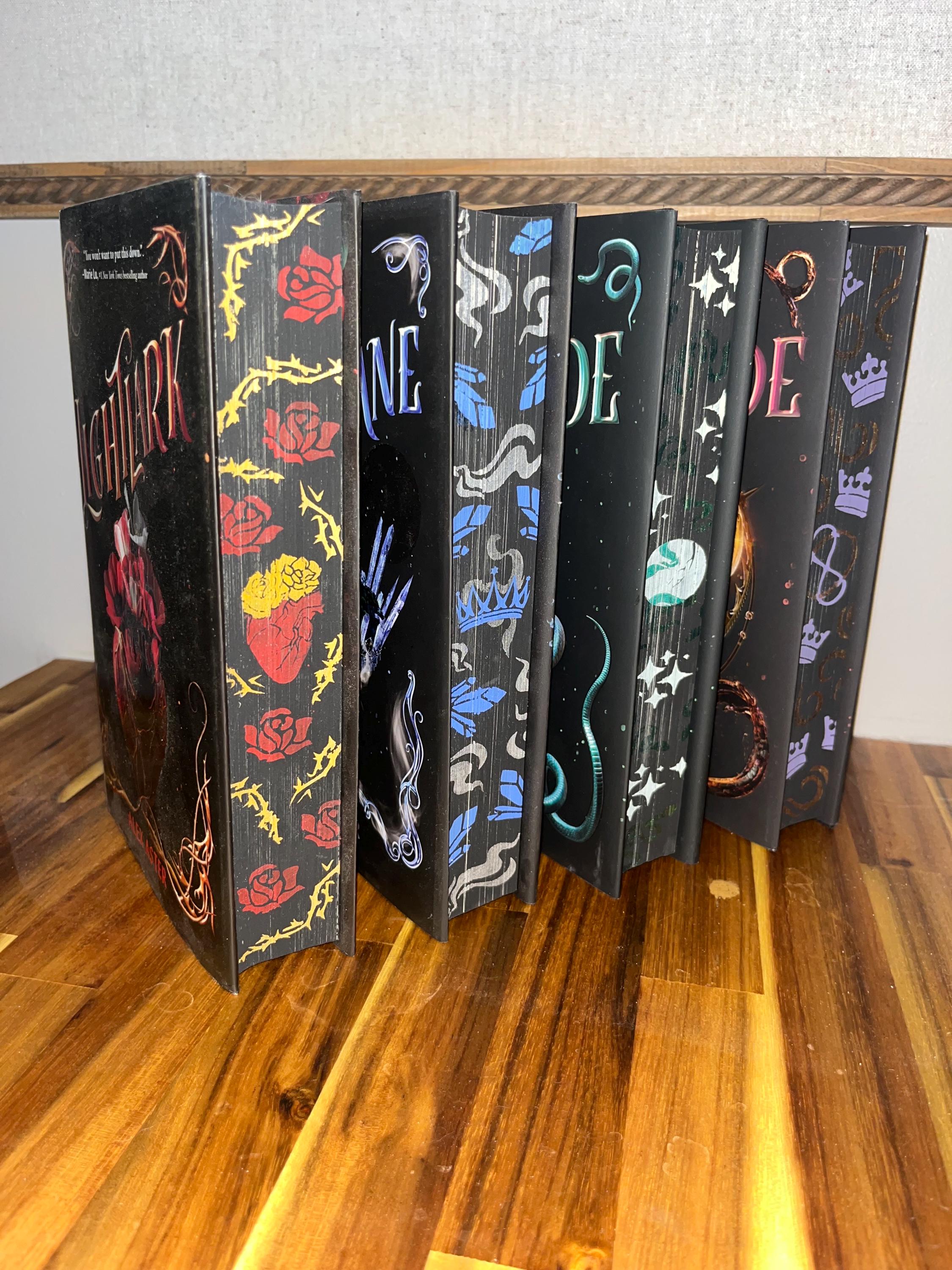 Lightlark Series Sprayed and Stenciled Edges - Etsy