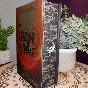 Iron Flame Sprayed and Stenciled Edges - Etsy