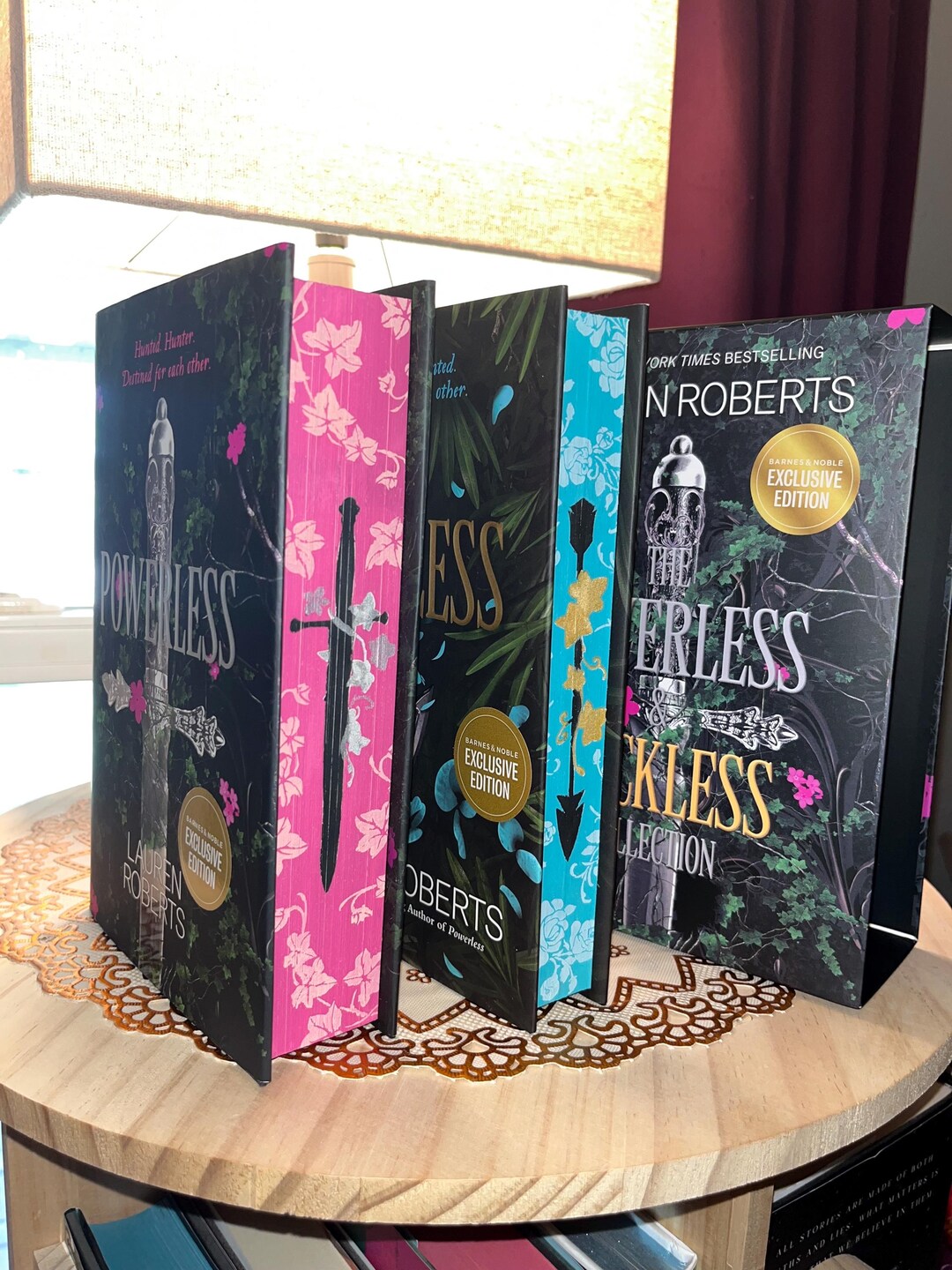 Powerless B&N Sprayed and Stenciled Edges - Etsy