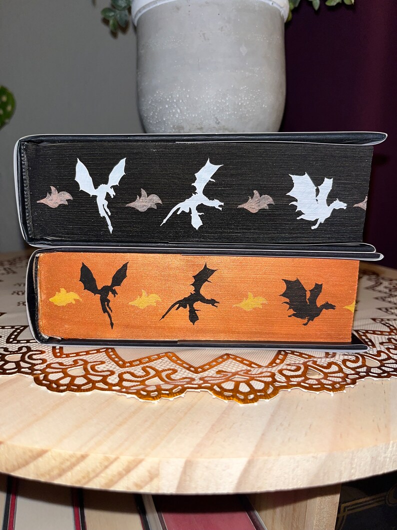 Iron Flame Sprayed and Stenciled Edges - Etsy