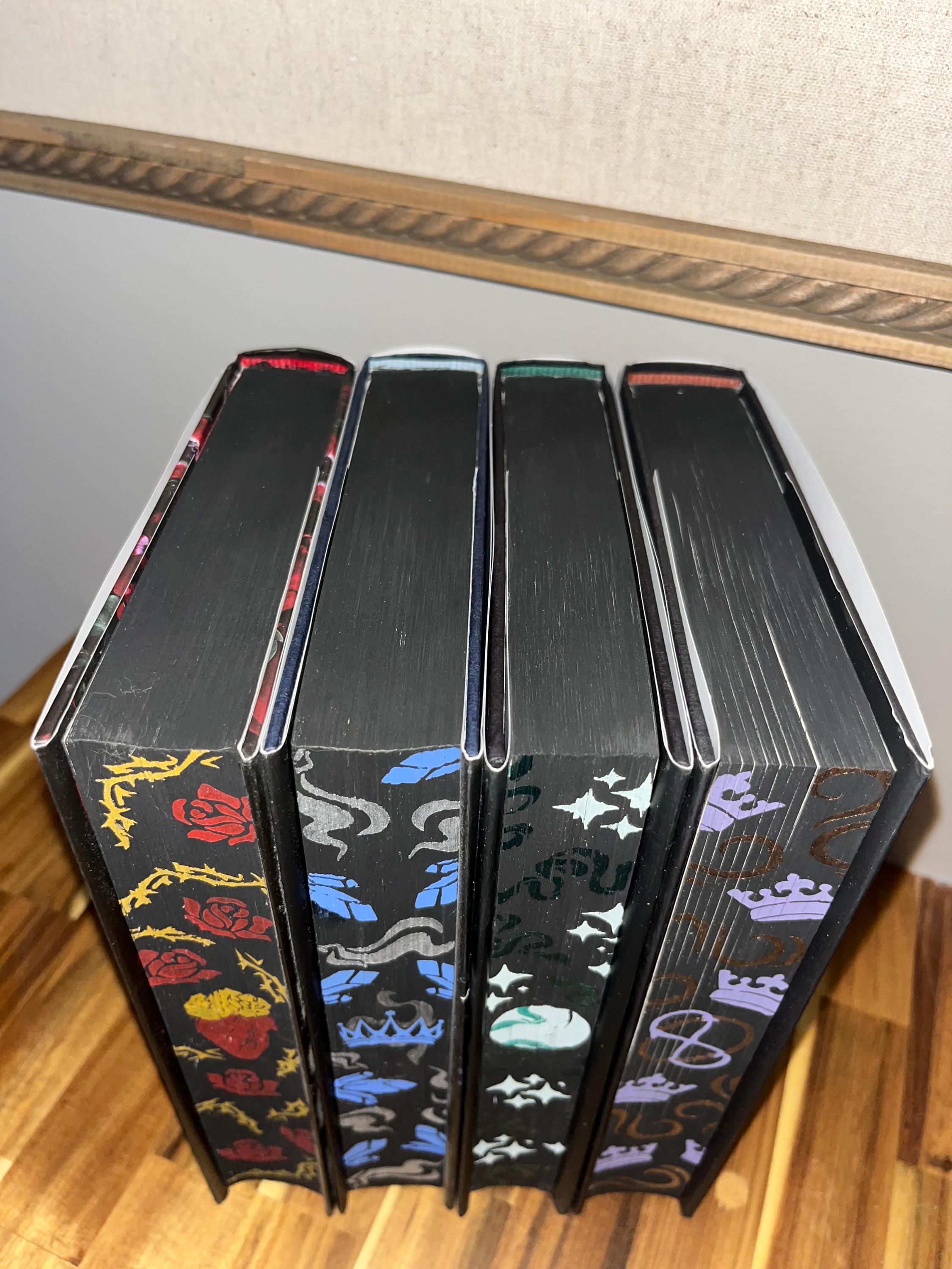 Lightlark Series Sprayed and Stenciled Edges - Etsy