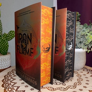 Iron Flame Sprayed and Stenciled Edges - Etsy