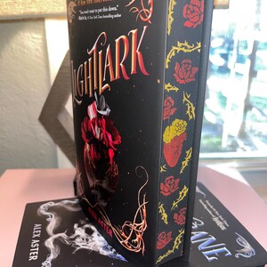 Lightlark Series Sprayed and Stenciled Edges - Etsy