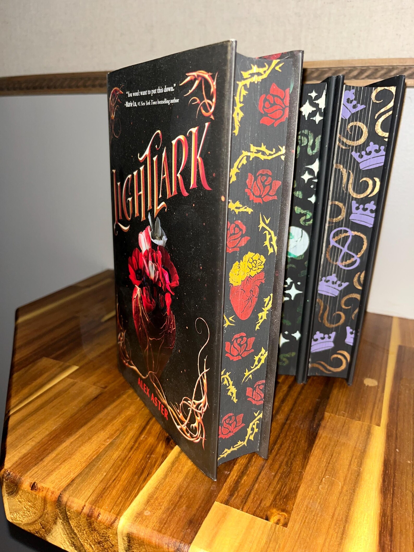Lightlark Series Sprayed and Stenciled Edges - Etsy