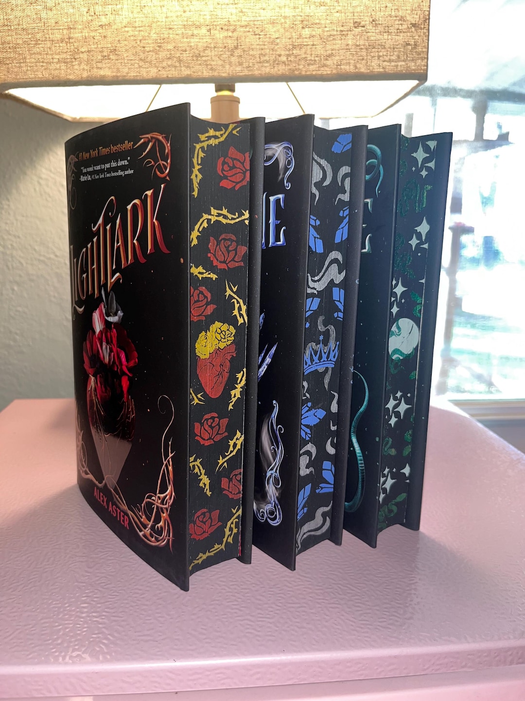 Lightlark Series Sprayed and Stenciled Edges - Etsy