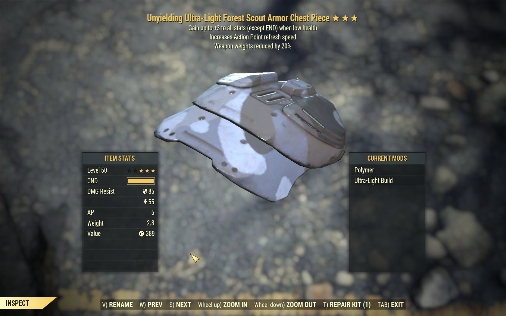 Fallout 76 PC Unyielding Scout Armor Set Unyielding | Etsy Fallout 76 PC Unyielding Scout Armor Set Unyielding | Etsy
