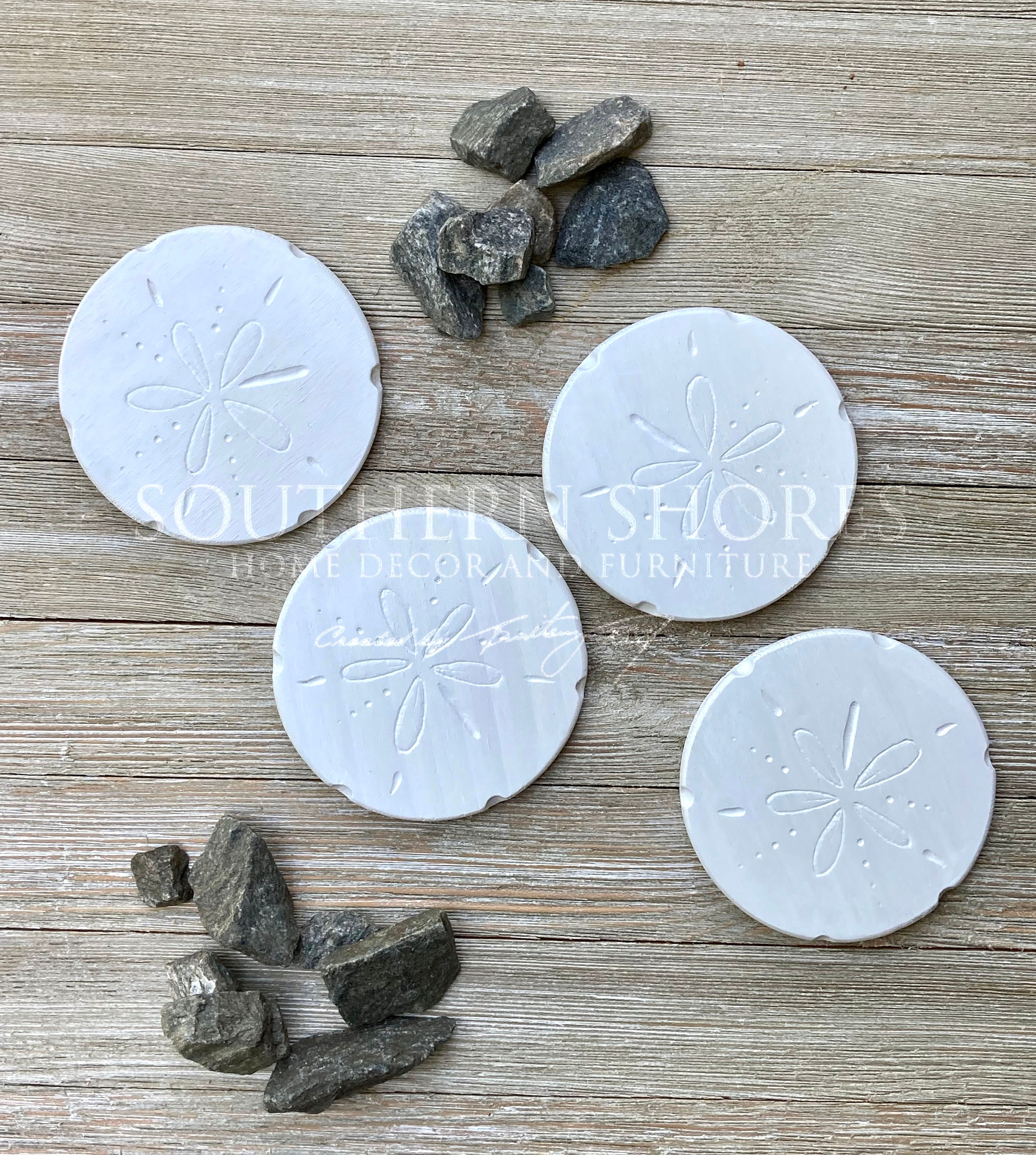 Sand Dollar Coasters/coasters/beach Coasters - Etsy