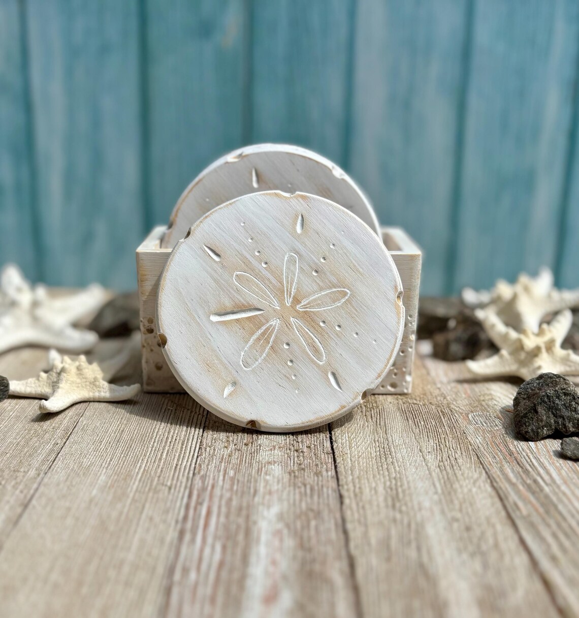 Sand Dollar Coasters/coasters/beach Coasters - Etsy