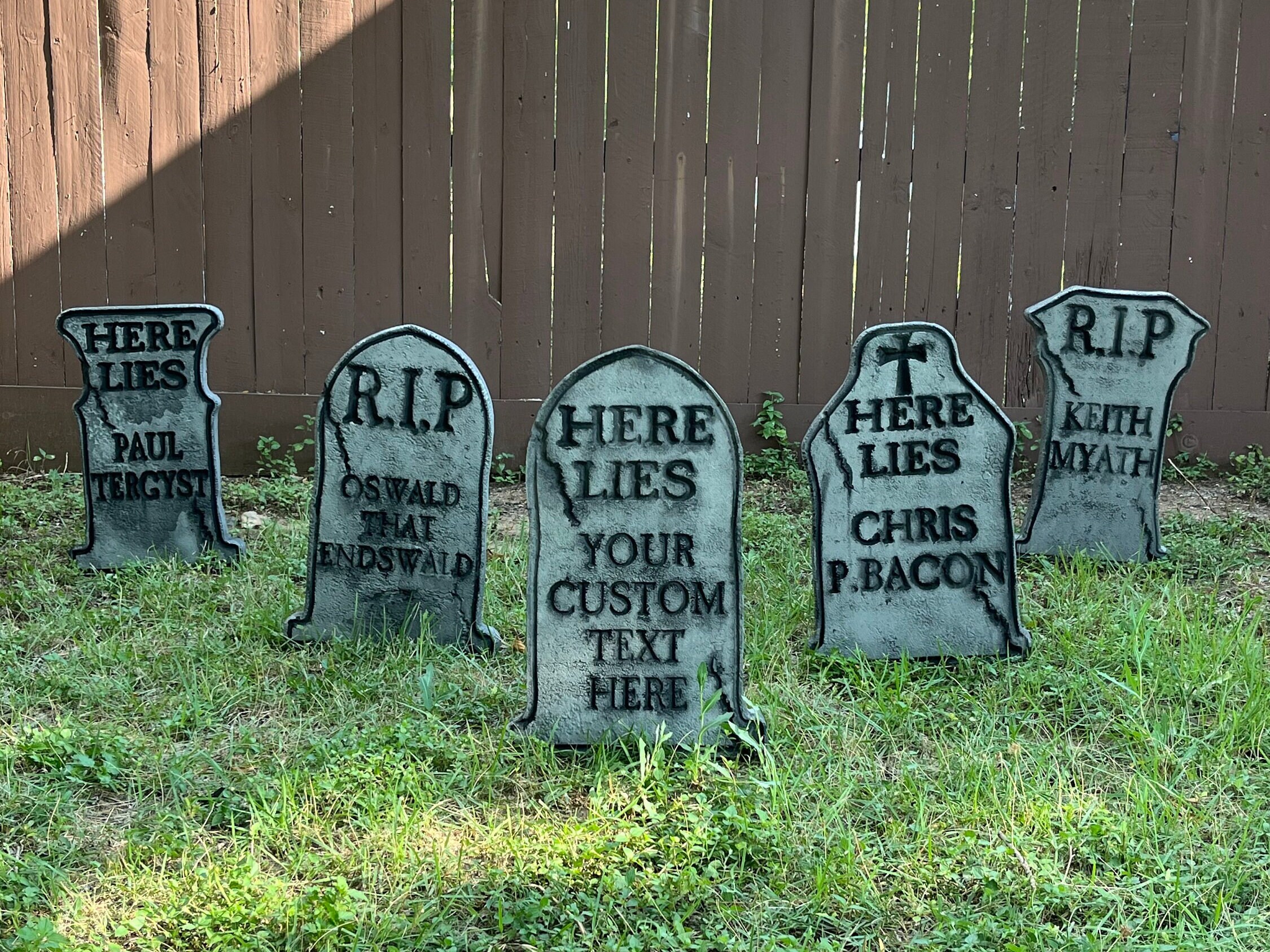 Handmade Halloween "you're Still Coming Into Work Right?" Tombstone ...