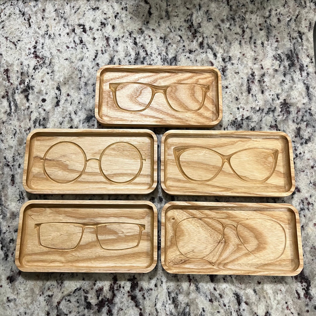 Handcrafted Engraved Eyeglass Tray - Etsy