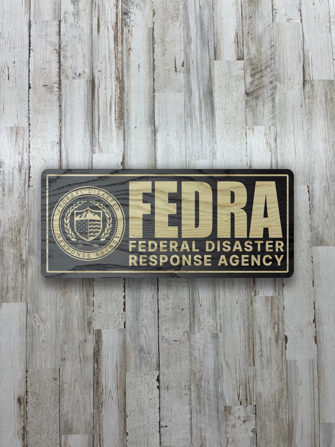 Hardwood fedra Sign Fungal Zombie Video Game - Etsy