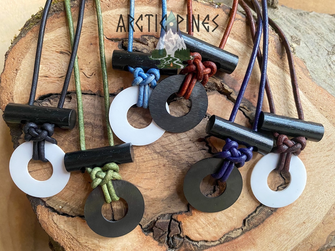 Ceramic Circle of Life Fire Starter Necklace - Adjustable Length ...