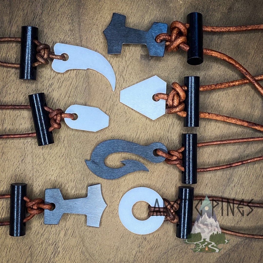 RUSTIC Fire Starter Necklace, Ceramic Survival Necklace, Ferro Rod ...