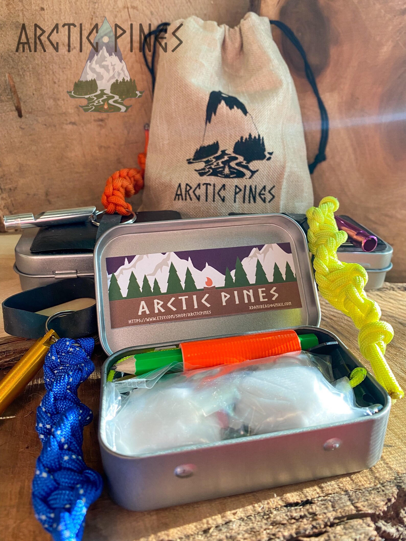 Backwoods Survival Tin Pocket Altoid Kit Emergency Pack - Etsy