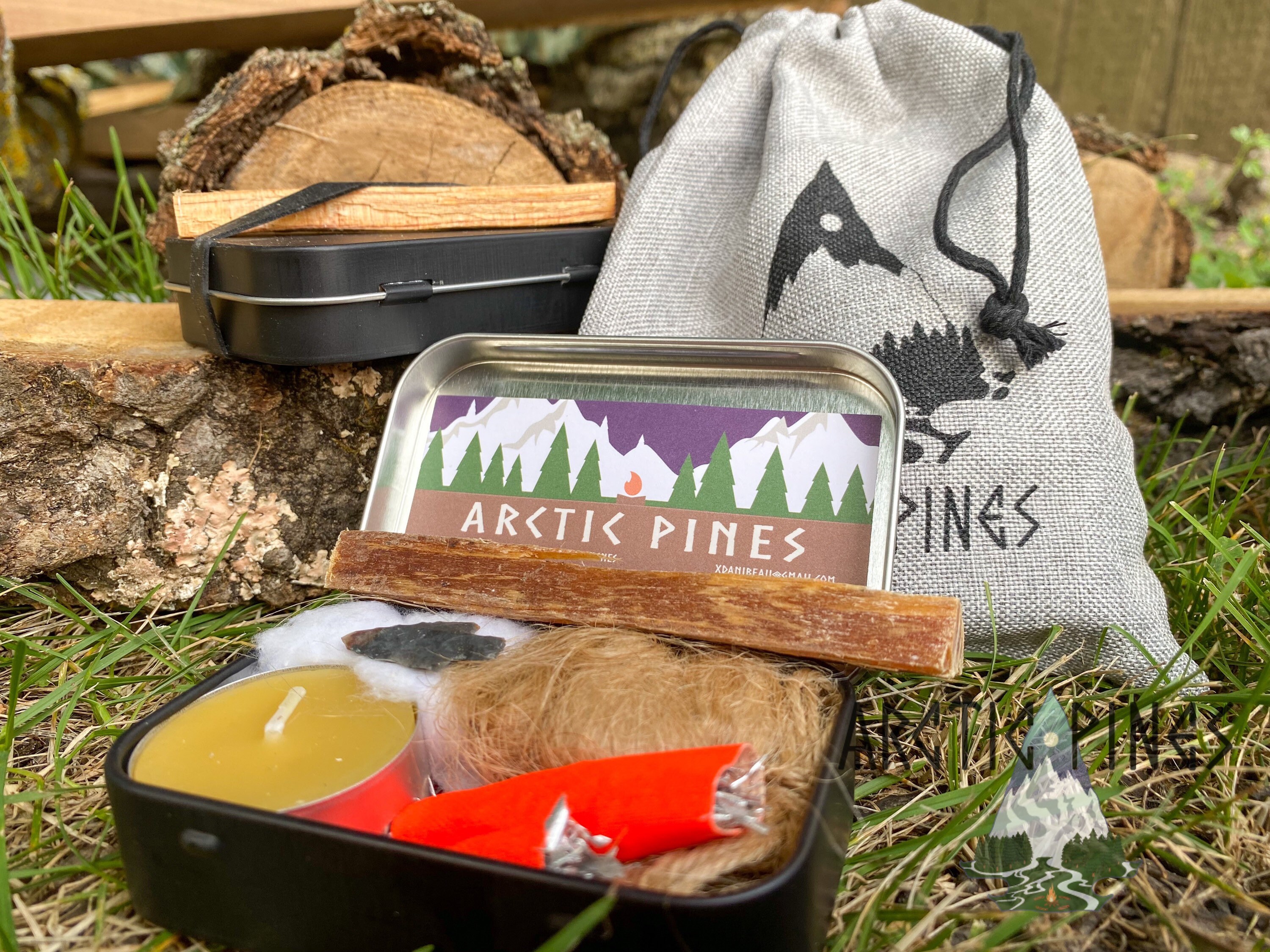 The Tinder Tin Pocket Altoid Fire Starting Kit Bushcraft - Etsy