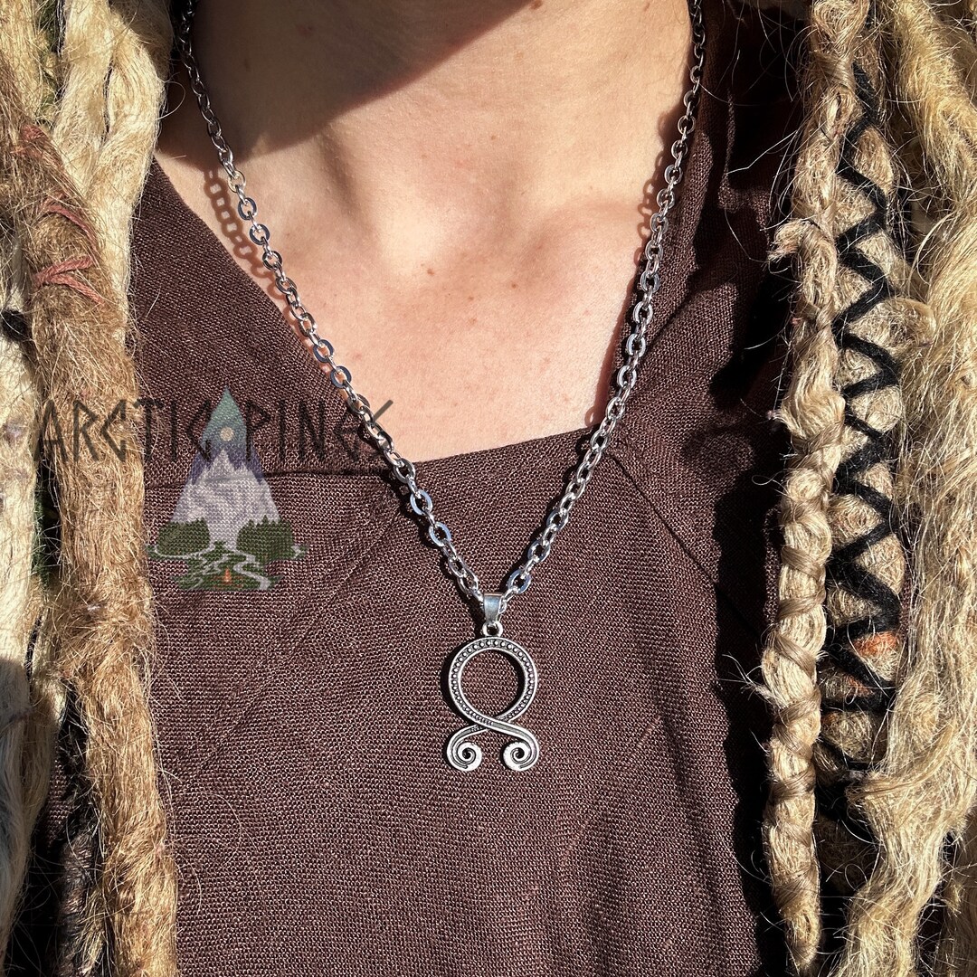 Viking Troll Cross Necklace, Trollkors, Norse Jewelry, Nordic Amulet ...