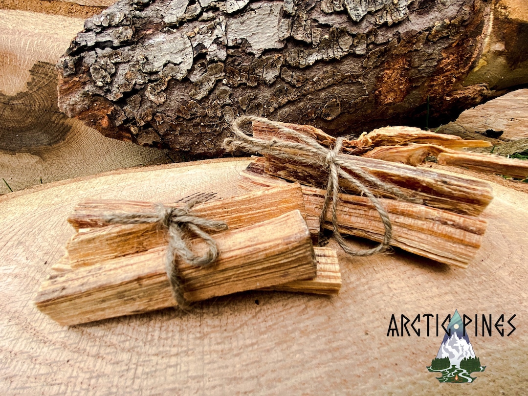 Fatwood Sticks - Natural Fire Starter - Bushcraft Camping Hiking ...