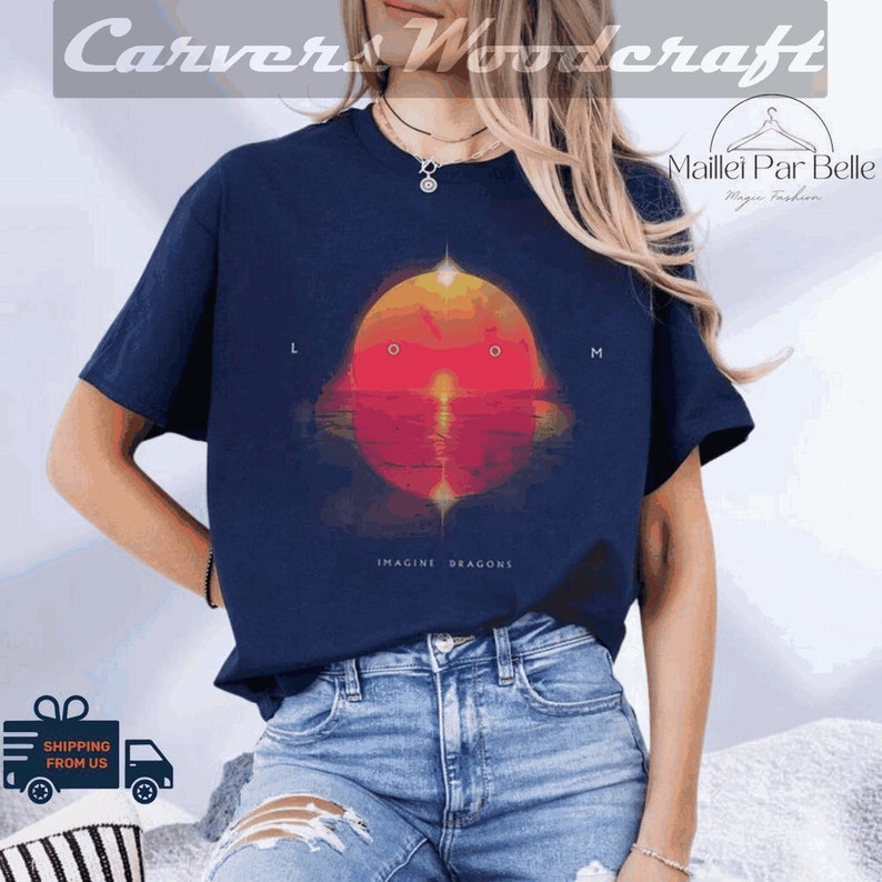 Imagine Dragons Band T-shirt Loom Tour 2024, 2024 Concert Merch, Fan ...