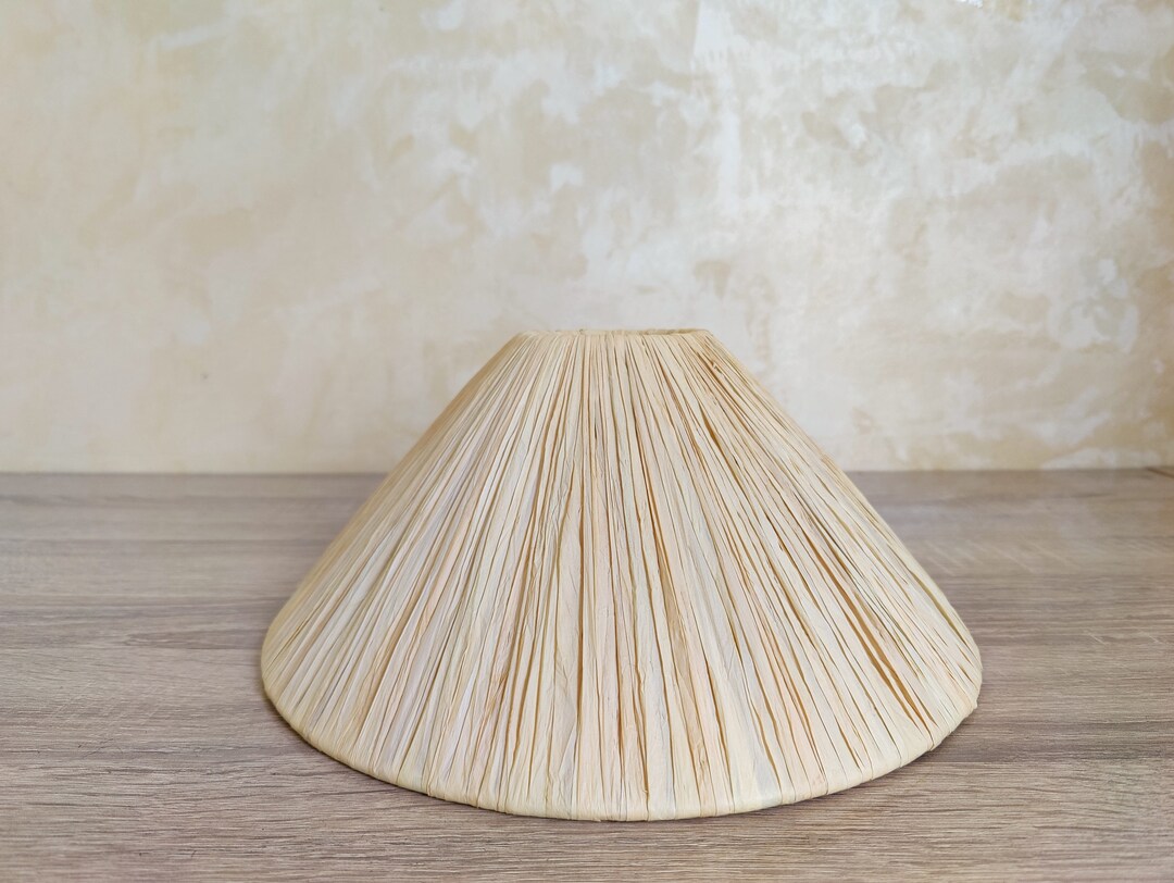 Coolie Handmade Raffia Lampshade - Etsy