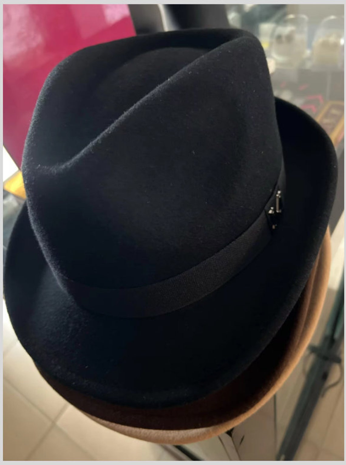 Handcrafted Men's Thick Wool Fedora | Classic Narrow Brim Jazz Hat for ...