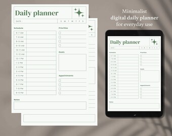 Motivational Digital Daily Planner - Etsy
