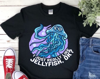 I Just Like Jellyfish Shirt - Etsy