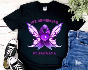 Purple Ribbon Addiction Awareness - Etsy