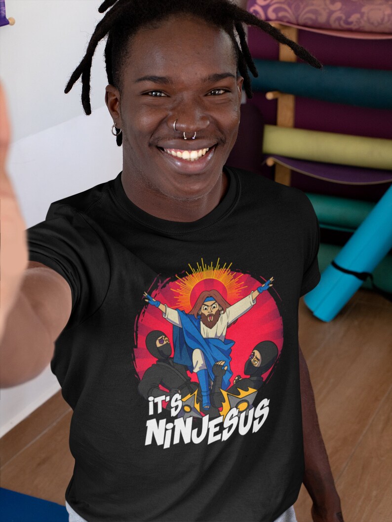 Ninjesus Jesus Ninja Shinobi Catholic God Christian Hero - Etsy