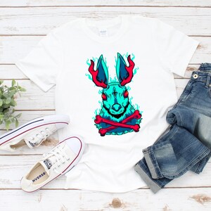 Death Metal Rabbit, Scary Evil Gothic Punk Bunny Occult Goth Aesthetic ...