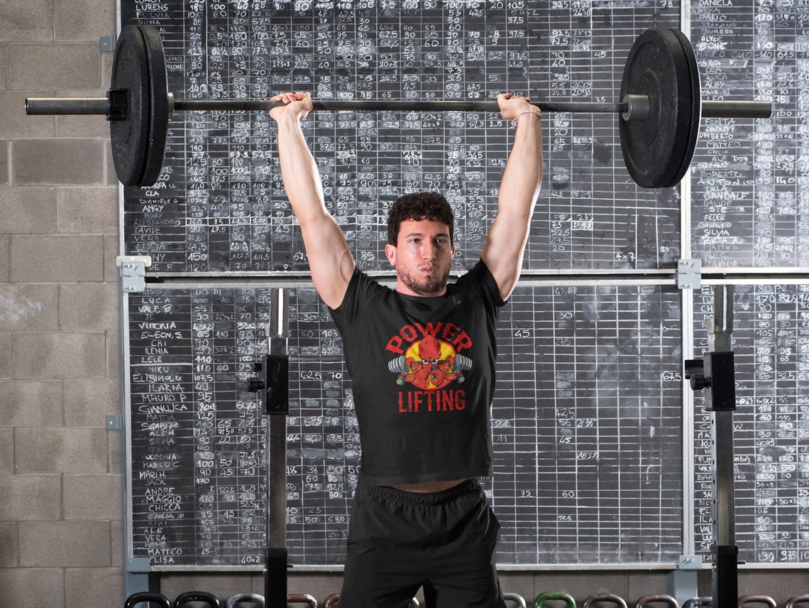 Octopus Powerlifter Bodybuilder Weightlifting Gym Workout - Etsy