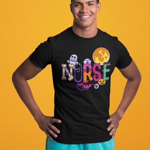 Nurse Life Support Horror Nursing Stethoscope Scary Pumpkin Skull ...