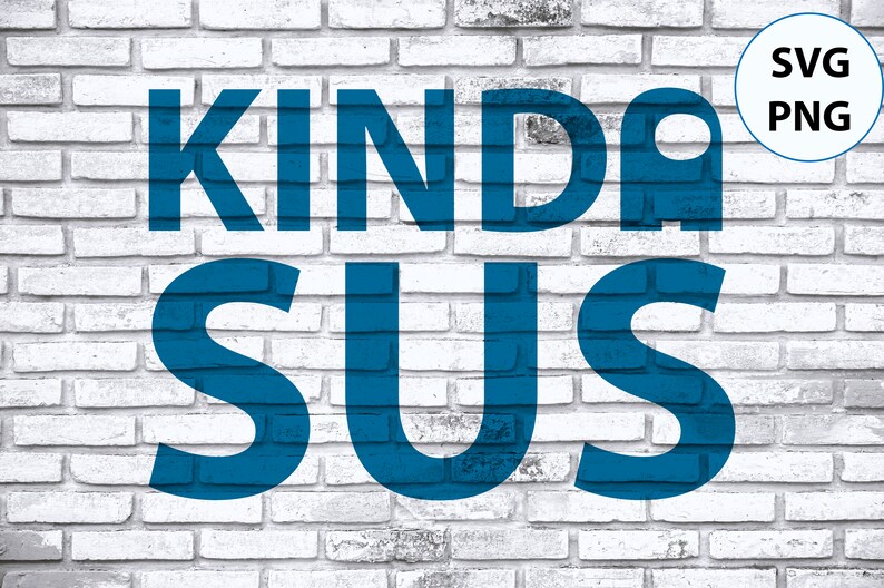 Among Us Kinda Sus SVG PNG - Etsy