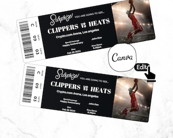 Editable Travel Ticket Template, DIY Airplane Ticket, Custom Airline ...