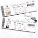 Editable QATAR Airways Ticket Template, Custom Airline Ticket Printable ...