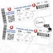 Editable Turkish Airlines Ticket Template, Custom Airline Ticket ...