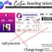 Editable Hawaiian Airlines Ticket Template, Custom Airline Ticket ...