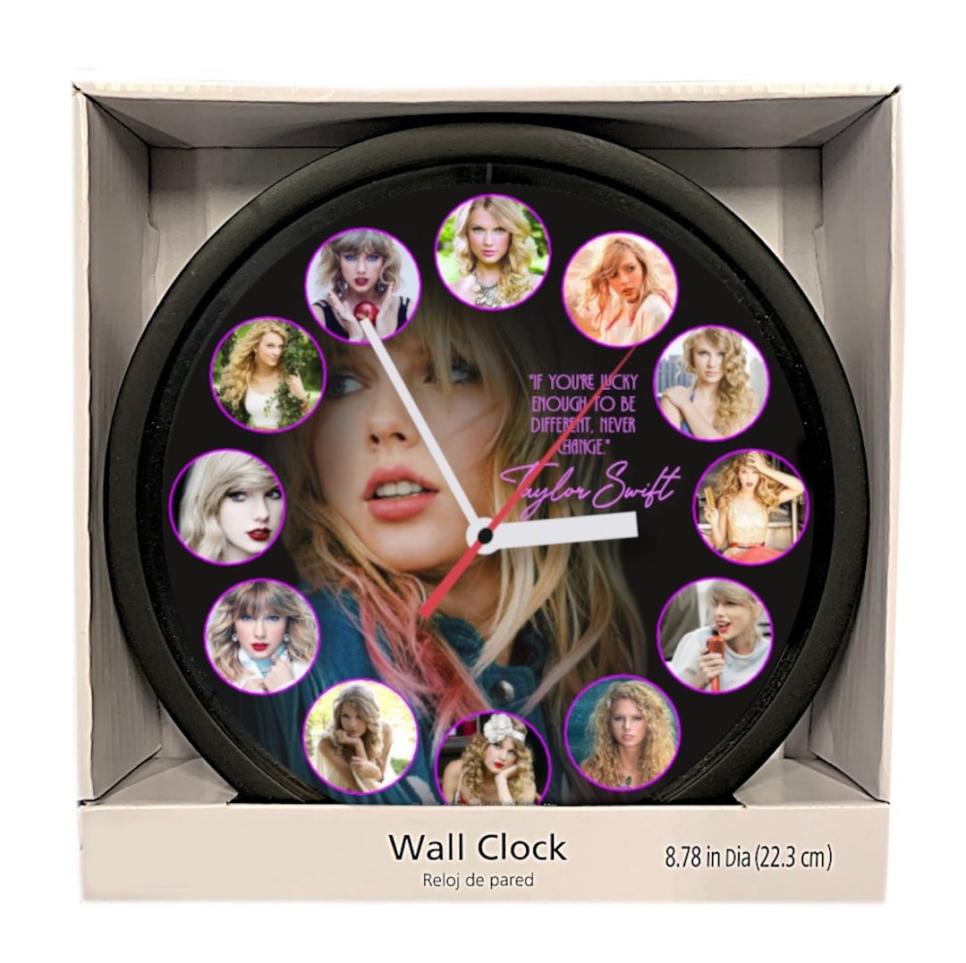 Taylor Swift Clock Etsy