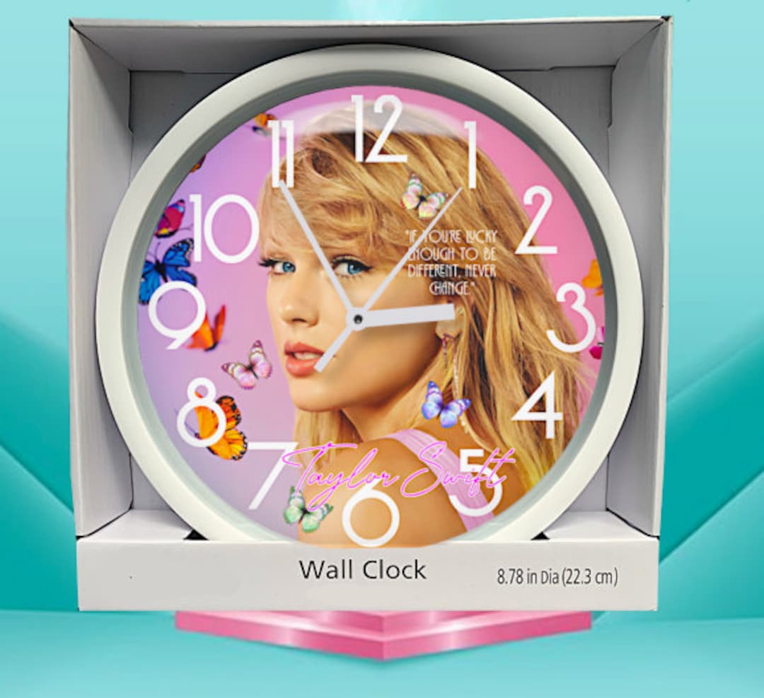 Taylor Swift Clock Etsy