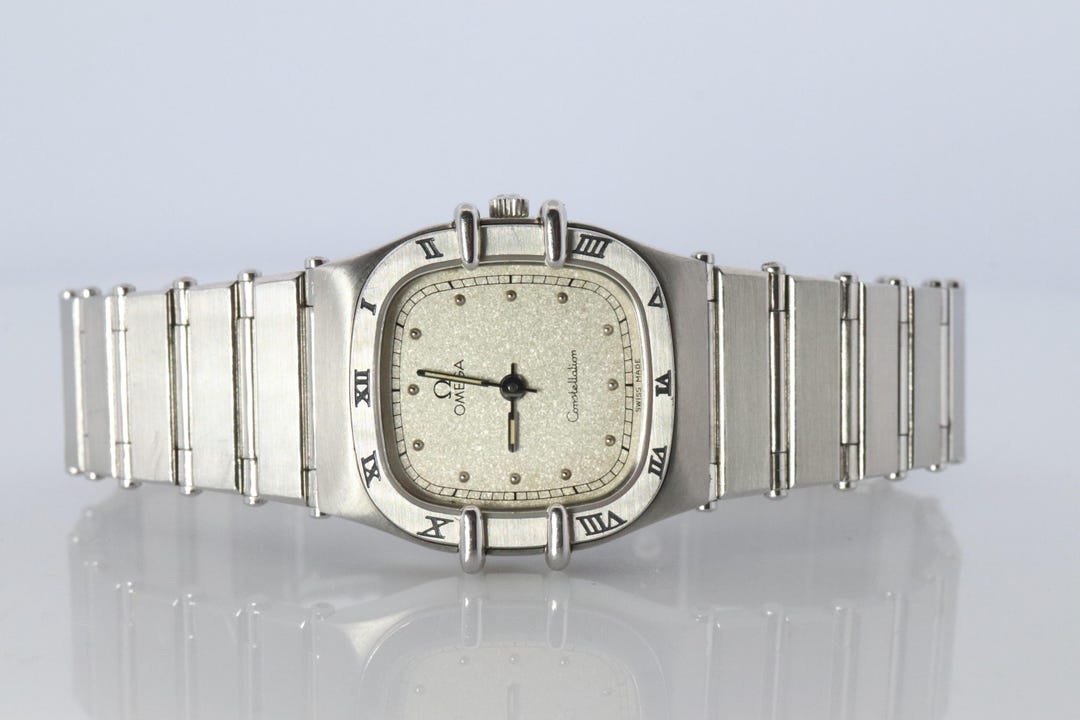 Omega Watch. Ladies Omega 1455 Constellation Barrel Stainless Steel - Etsy