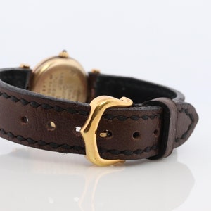 Genuine Cartier Watch. Must De Cartier Vendome Round Argent Vermeil ...