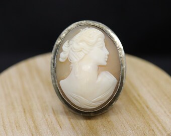 Carved Shell Ring - Etsy