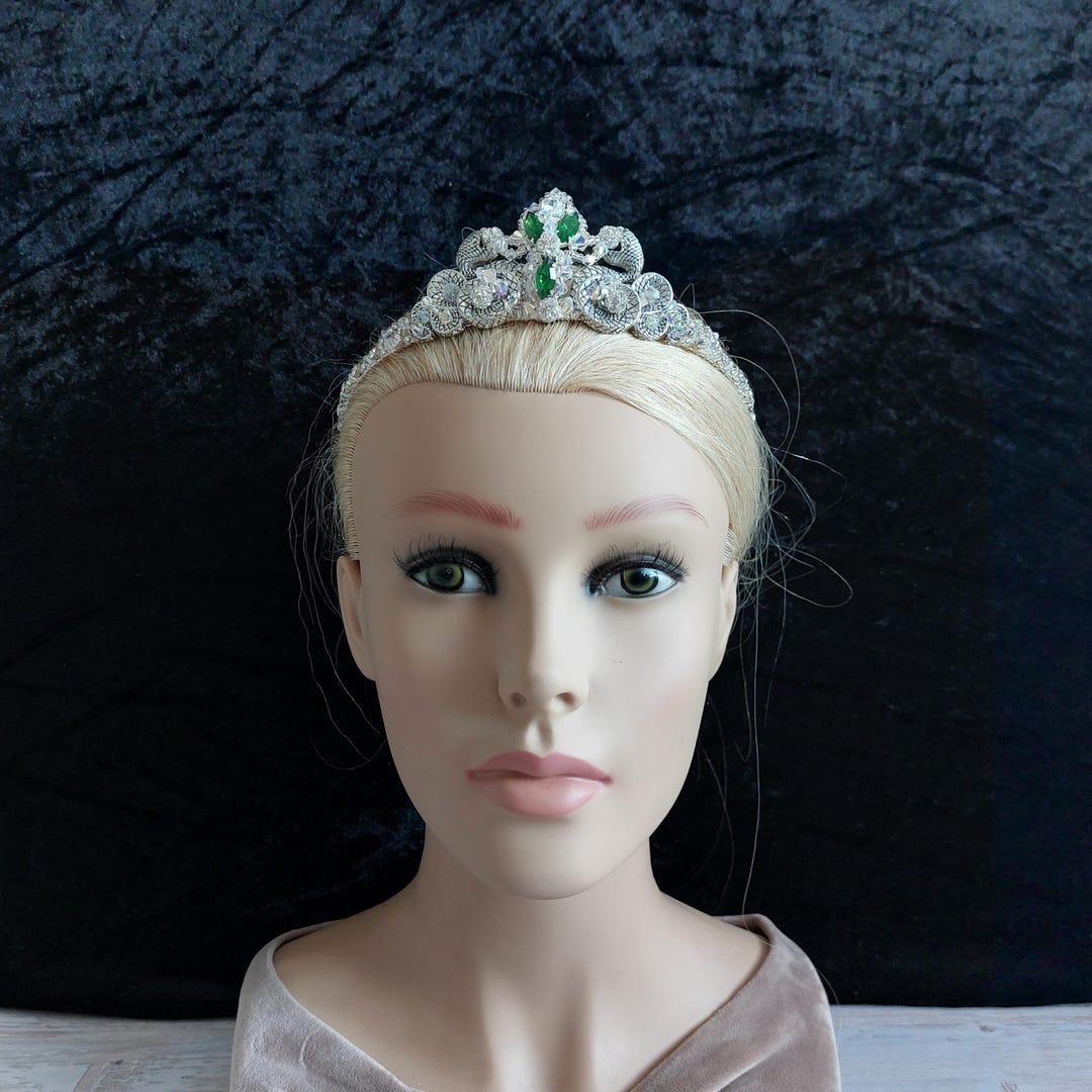 Unique Green Snake Crown Serpent Tiara: UK Handmade With Swarovski ...