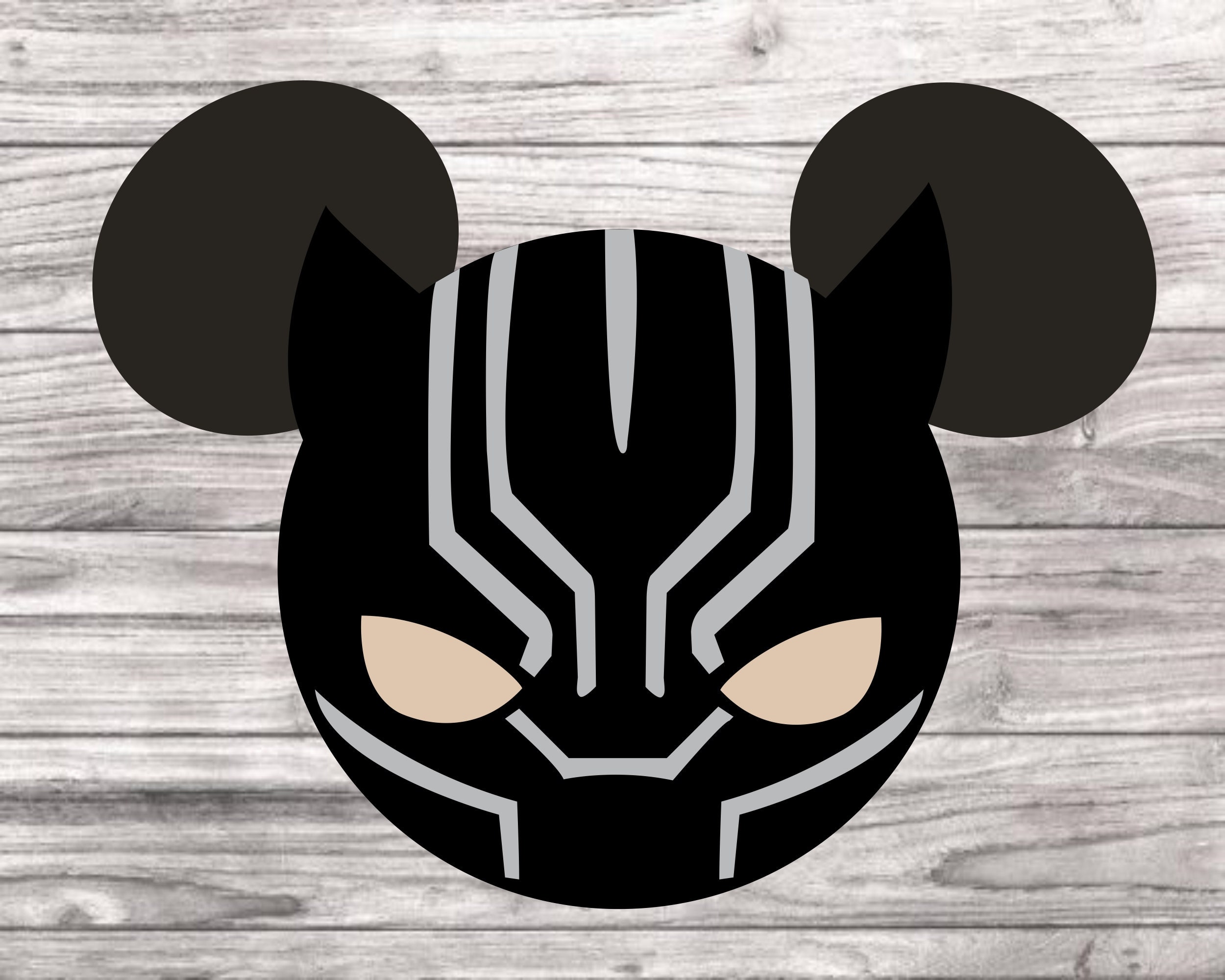 Mickey Mouse Black Panther Digital Cut File Mickey Mouse SVG | Etsy