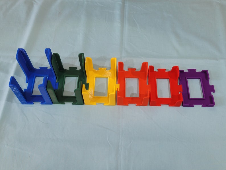 4 Way Interlocking Playing Card Tray, 6 Heights to Choose From. Sized ...